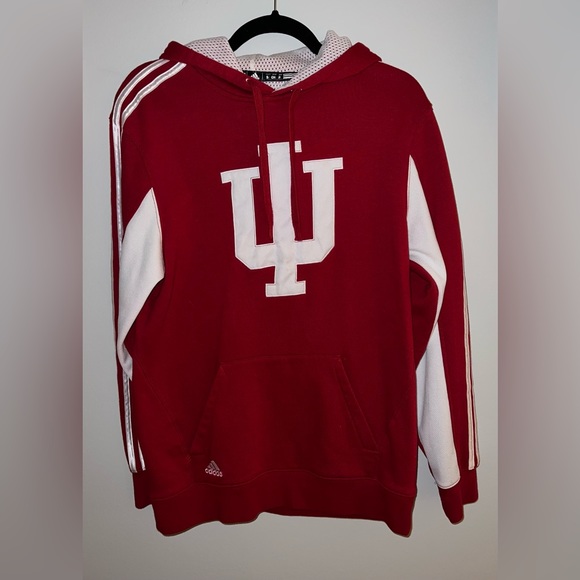 adidas | Tops | Adidas Indiana University Logo Hoodie | Poshmark